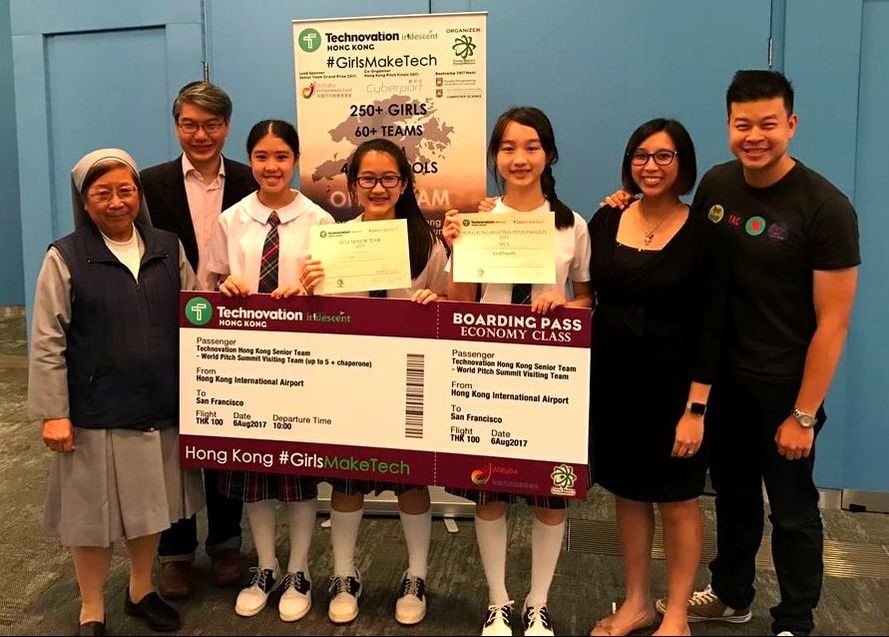 “Enriched IT Programme” Partner School students were crowned champion of the first (Technovation ...